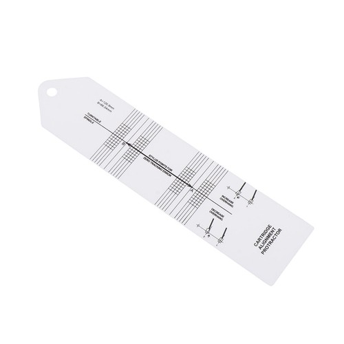 Turntable Phono Cartridge Adjust Ruler Gauge LP Stylus Alignment ...