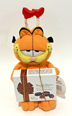 VTG GARFIELD Plush Paws Stuffed Animal W Empty Candy Box And Tags ...