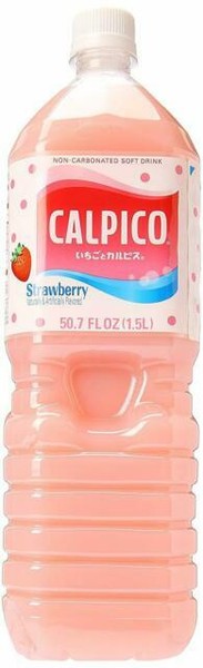 CALPIS Calpico Water Strawberry Flavor Non-carbonated Soft Drink 1.5 ...