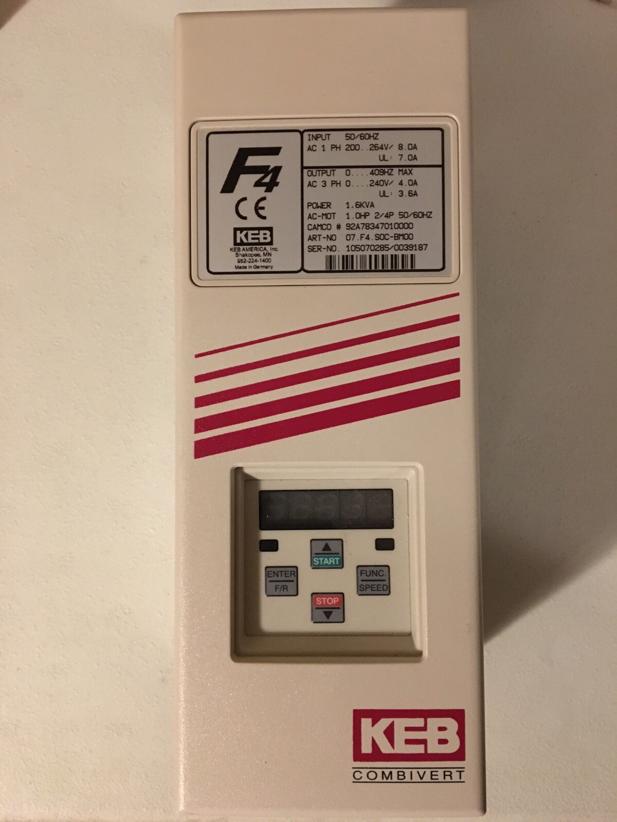 Keb F4 Combivert 1.6kW Frequency Inverter | eBay