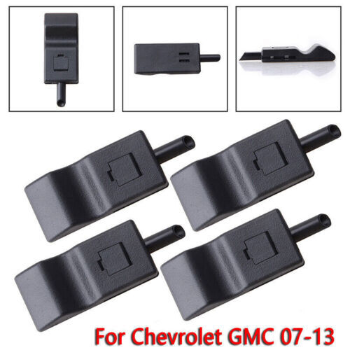 4Pcs Ebony Black Door Lock Knob Fits 07-14 Chevy Tahoe GMC Yukon ...