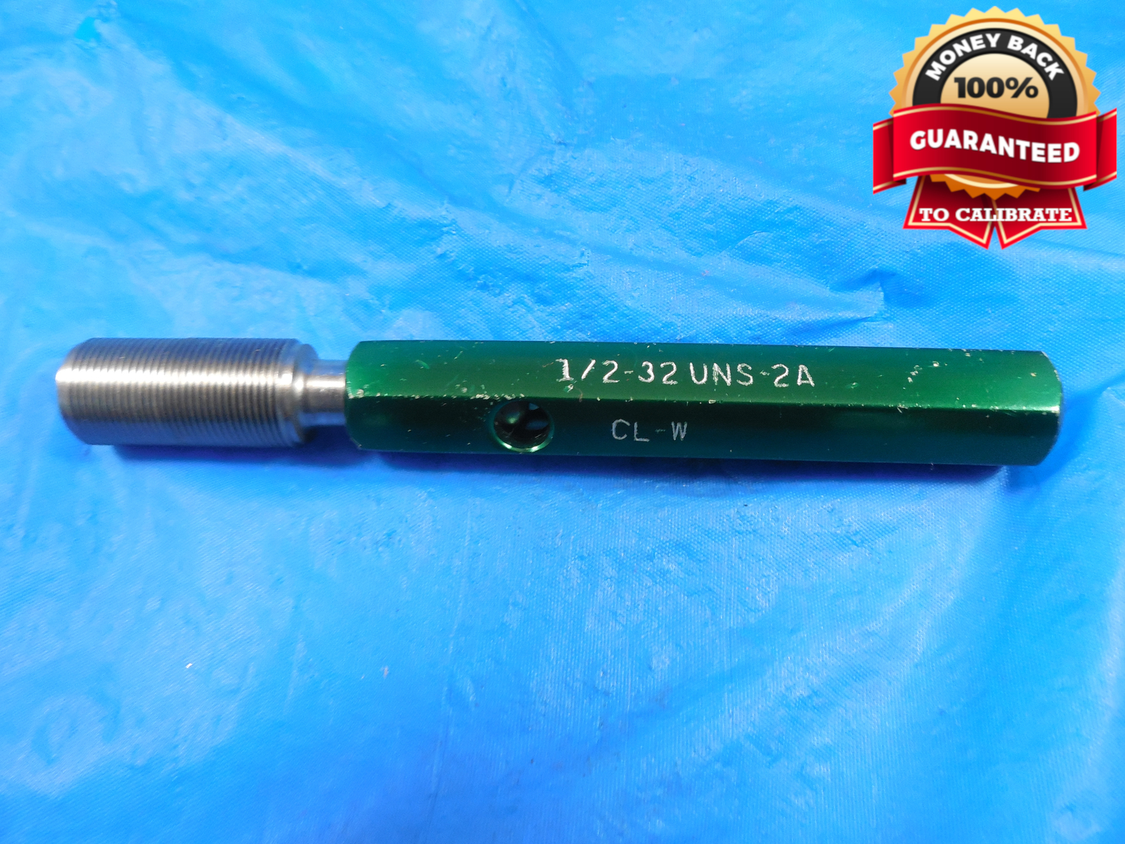 1/2 32 UNS 2A SET THREAD PLUG GAGE .5 GO GO ONLY P.D.= .4787 CL-W ...
