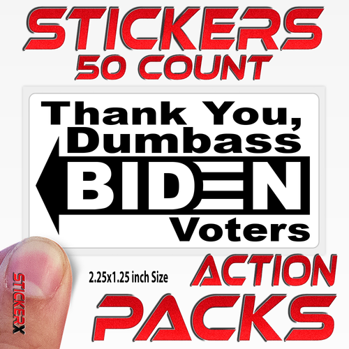 BIDEN Did This Fuel PUMP Gas Prices STICKERS POLITICAL 50 Bulk Decal ...