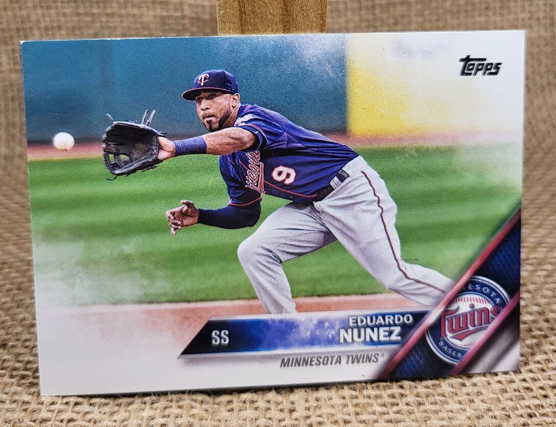 2016 Topps Series 2 Eduardo Nunez Baseball Card #534 Twins FREE S&H A8 ...