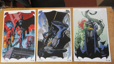 Batman Hush #609 11X17 Prints LOT of 12 Alex Sinclair Signed - Jim Lee ...