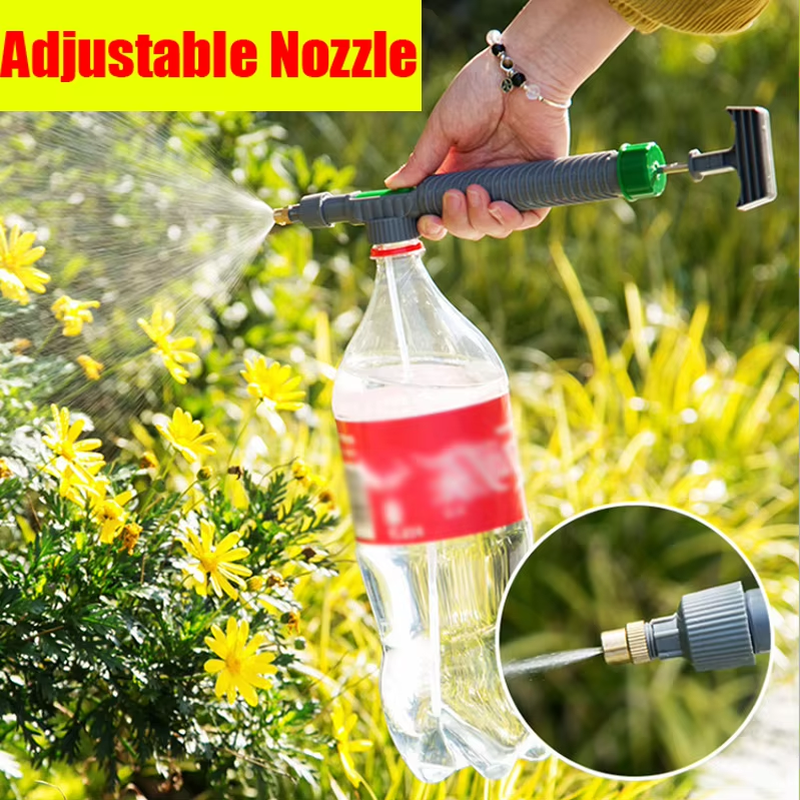 High Pressure Air Pump Manual Sprayer Adjustable Drink Bottle Spray ...
