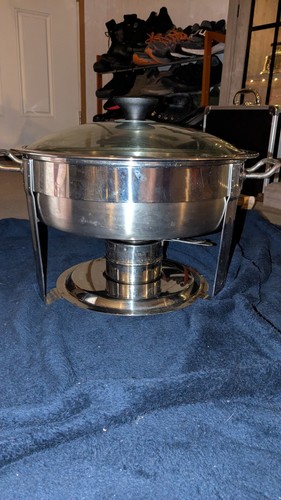 Seville Classics Commercial 4 Qt Stainless Steel Chafing Dish 14014 ...