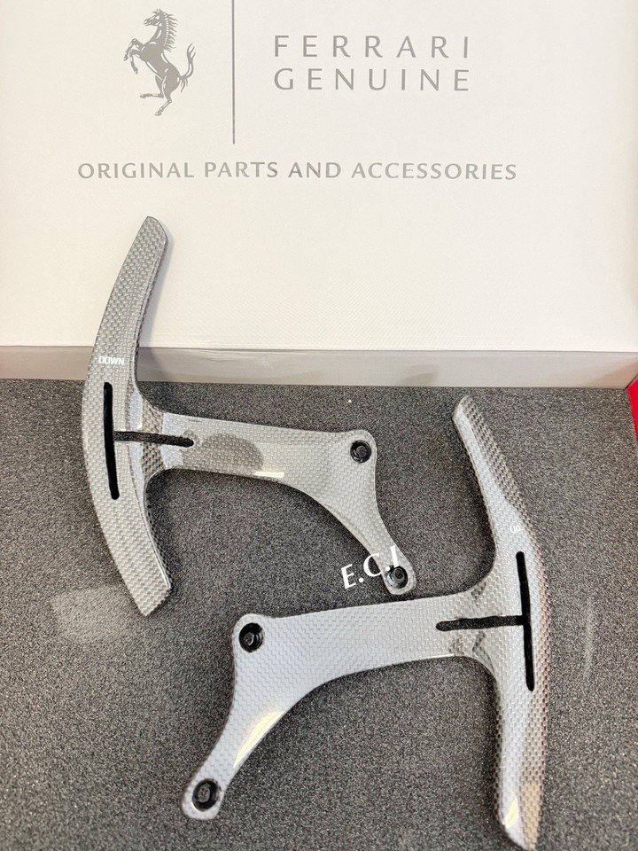 OEM Ferrari 458 Italia Spider F12 FF Carbon Fiber F1 Longer Paddle ...