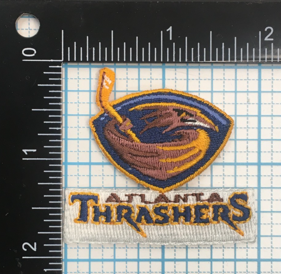 1999-2010 ATLANTA THRASHERS NHL HOCKEY VINTAGE 2" DEFUNCT TEAM LOGO ...