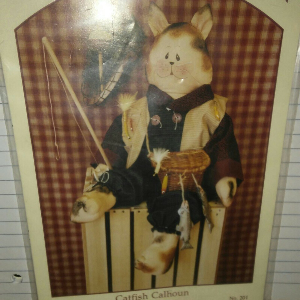 Catfish Calhoun 22" Cat Doll Pattern | eBay