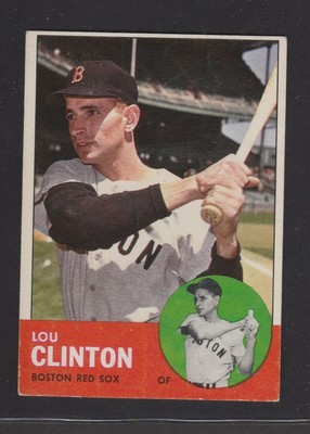 1963 TOPPS BASEBALL # 96 LOU CLINTON EX+ 8400 | eBay
