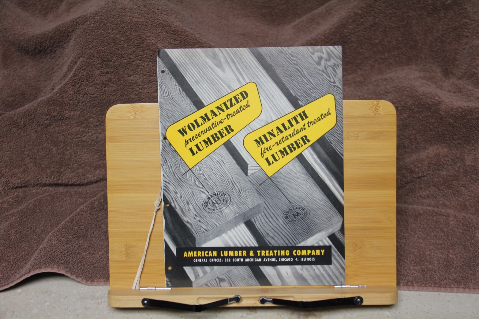 American Lumber Treating Co 4 pg 1952 Brochure Minalith Wolmanized | eBay
