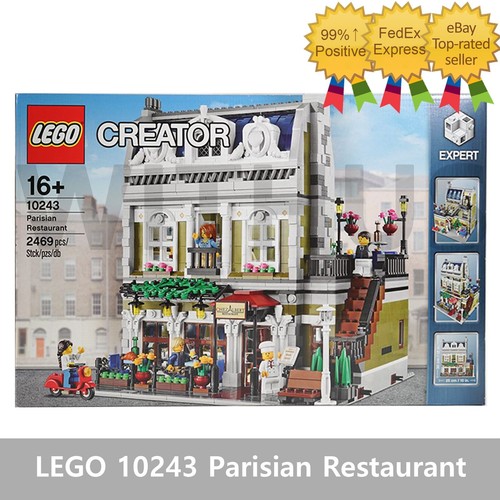LEGO Creator 10243 : Parisian Restaurant - 2469 Pieces Brand New Sealed ...