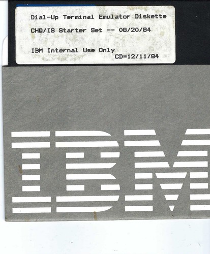 ITHistory (1984) IBM PC Software: DIAL UP TERMINAL EMULATOR (IBM ...
