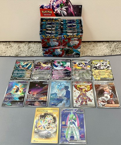 Pokemon Scarlet & Violet Paradox Rift Booster Box, Open Packs Includes ...