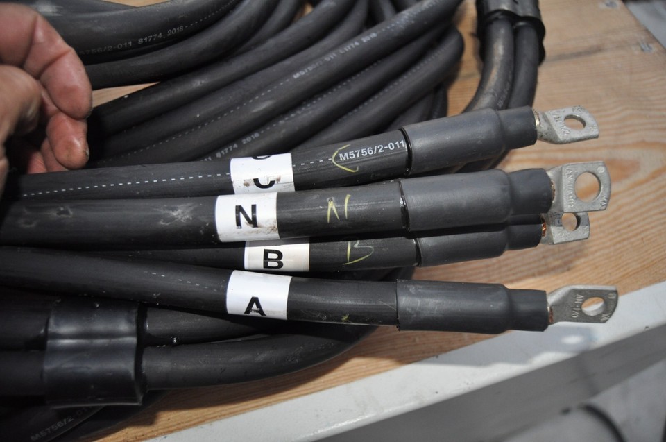 Anderson Airmotive Aircraft Ground Power Cable MS25486 6PIN PLUG 115V ...