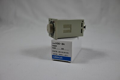 Temporizzatore Timer Stato Solido Analogico OMRON H3G-8A 5 Min 100 110 ...