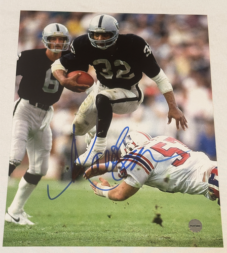 MARCUS ALLEN SIGNED AUTOGRAPHED 8x10 PHOTOGRAPH OAKLAND RAIDERS LEGEND ...