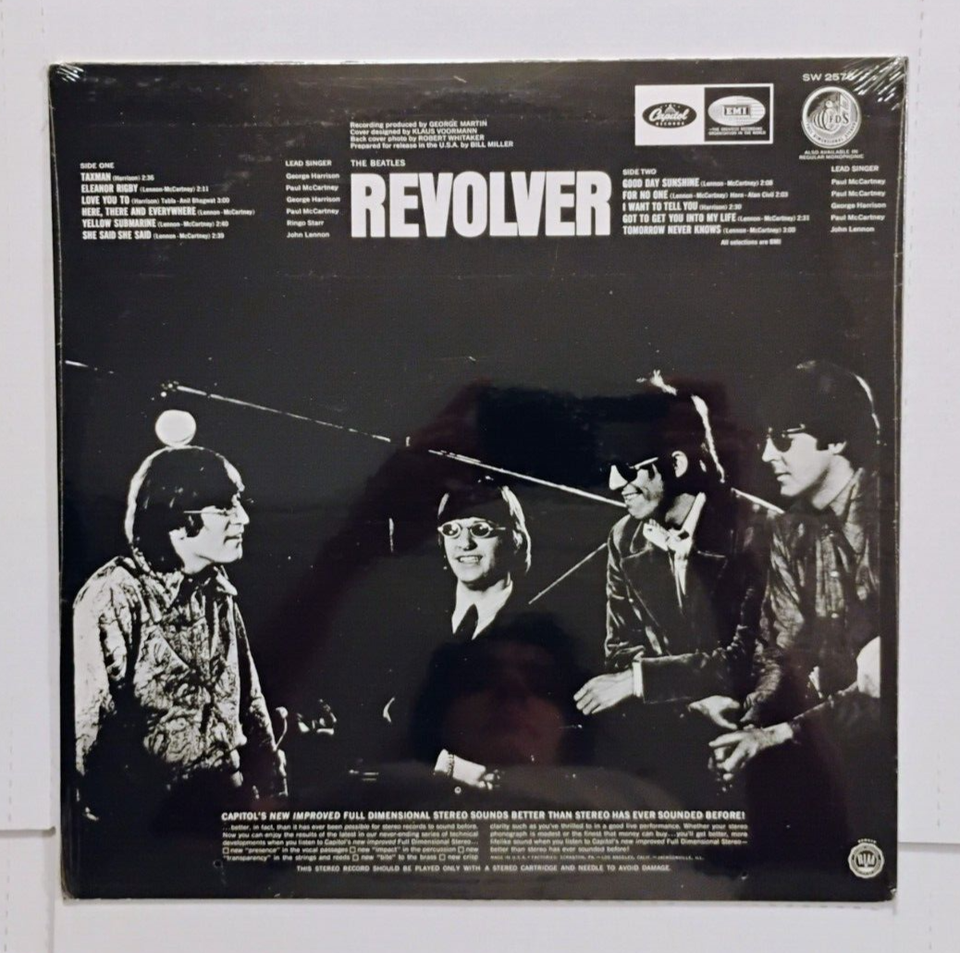 SEALED - THE BEATLES REVOLVER Vinyl 1978 Capitol Records Stereo SW 2576 ...