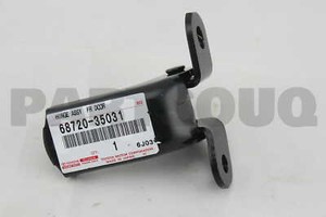 6872035031 Genuine Toyota HINGE ASSY, FRONT DOOR, UPPER LH 68720-35031 ...