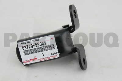 6872035031 Genuine Toyota HINGE ASSY, FRONT DOOR, UPPER LH 68720-35031 ...