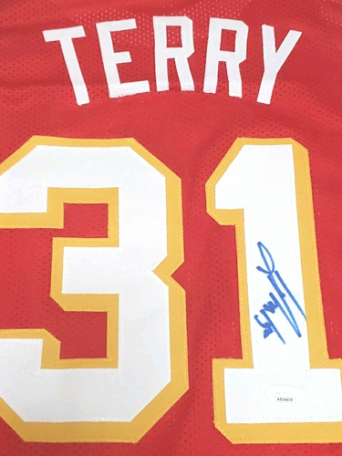 Jason Terry Autographed Custom Atlanta Hawks #31 Jersey JSA Witnessed ...