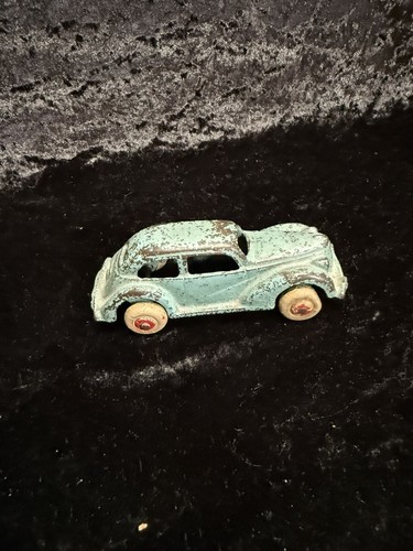 Vintage Antique Arcade Cast Iron Car, Blue, Toy Vehicle | eBay