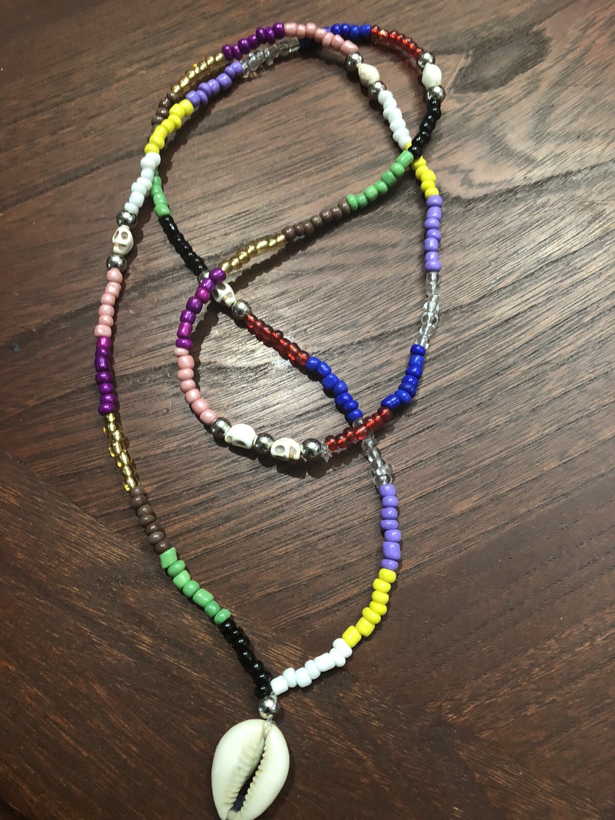 ELEKE Collar Oricha Santa Muerte Decorado Ileke Santeria Yoruba Collar ...