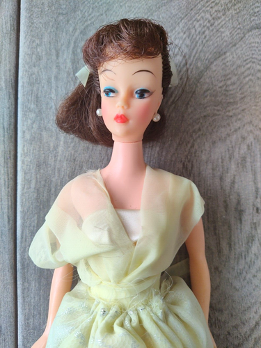 VINTAGE 1960 IDEAL MITZI DOLL PONYTAIL BARBIE CLONE BRUNETTE Dressed ...