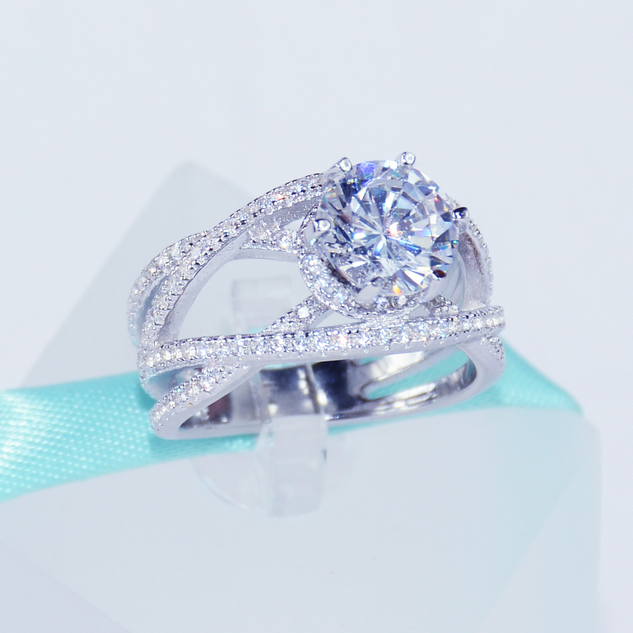 CLOSEOUT SALE 925 Sterling Silver AAAAA Cubic Zirconia CZ Women Ring | eBay