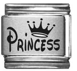 Clearly Charming Princess Laser Italian Charm | eBay