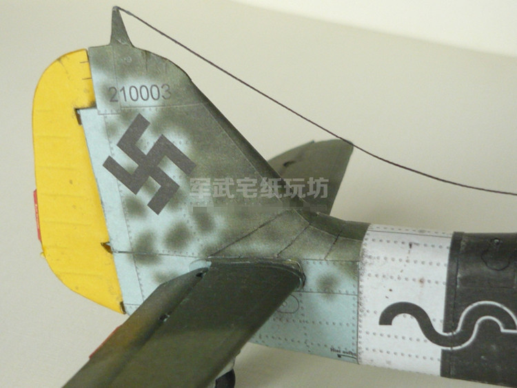 1:33 Focke-Wulf FW 190 D-9 Würger German WWII Fighter Aircraft PAPER ...