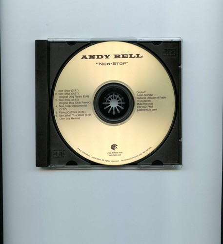 ANDY BELL - NON-STOP / SAY WHAT YOU WANT - U.S. Promo Cd Single 6 ...