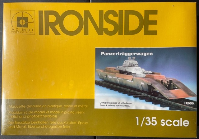 Azimut Ironside IR050 Panzertraggerwagen Tank TRAIN CAR 1 35 Resin ...