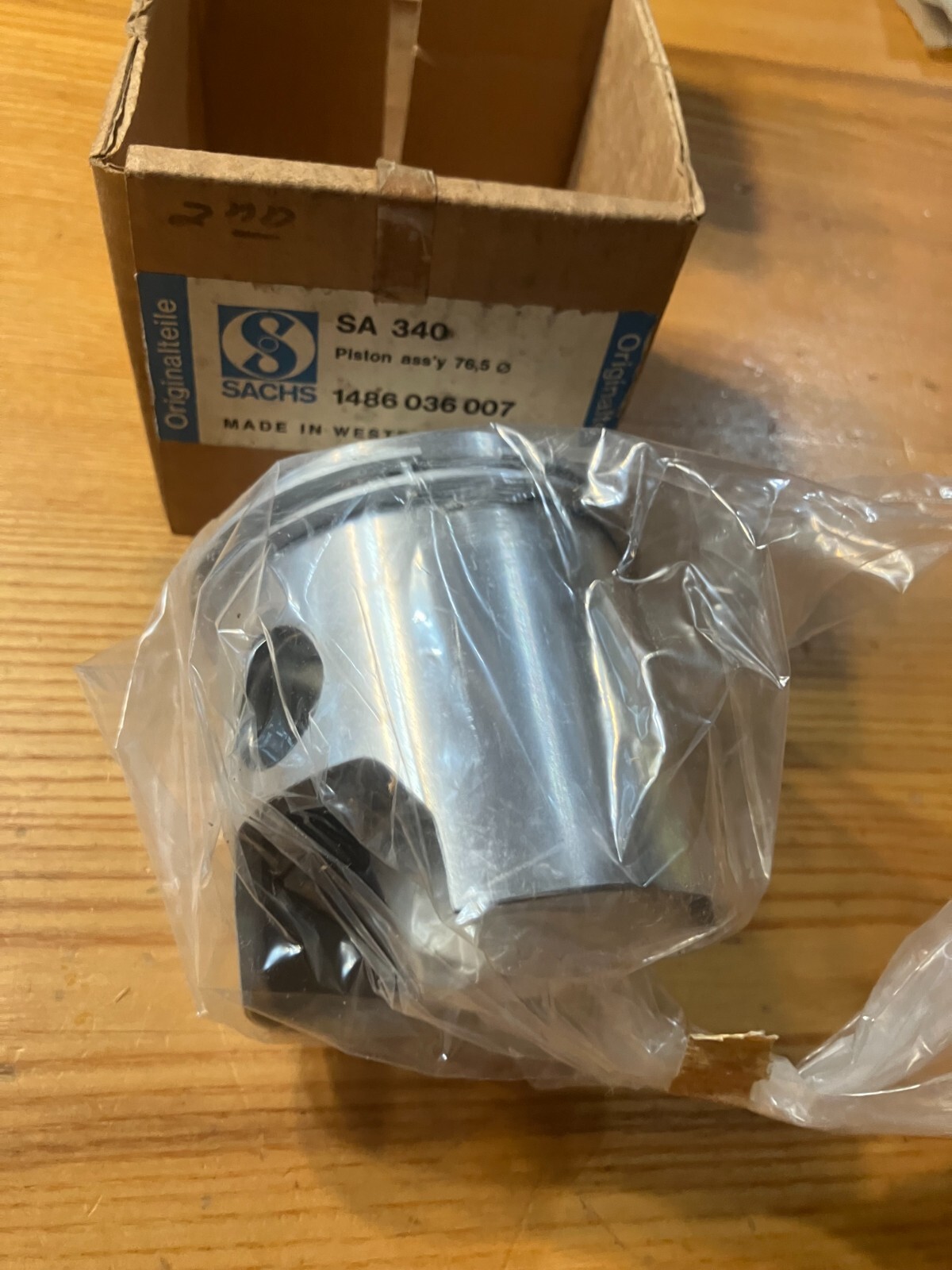 NOS Vintage SA 340 Sachs Piston 20 76.5mm Arctic Rupp Scorpion Sno Jet ...