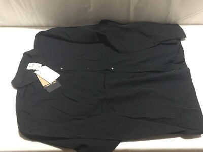 N287 NIKE Tech Pack Woven Oversized LS Shirt Black Mens Size Medium | eBay