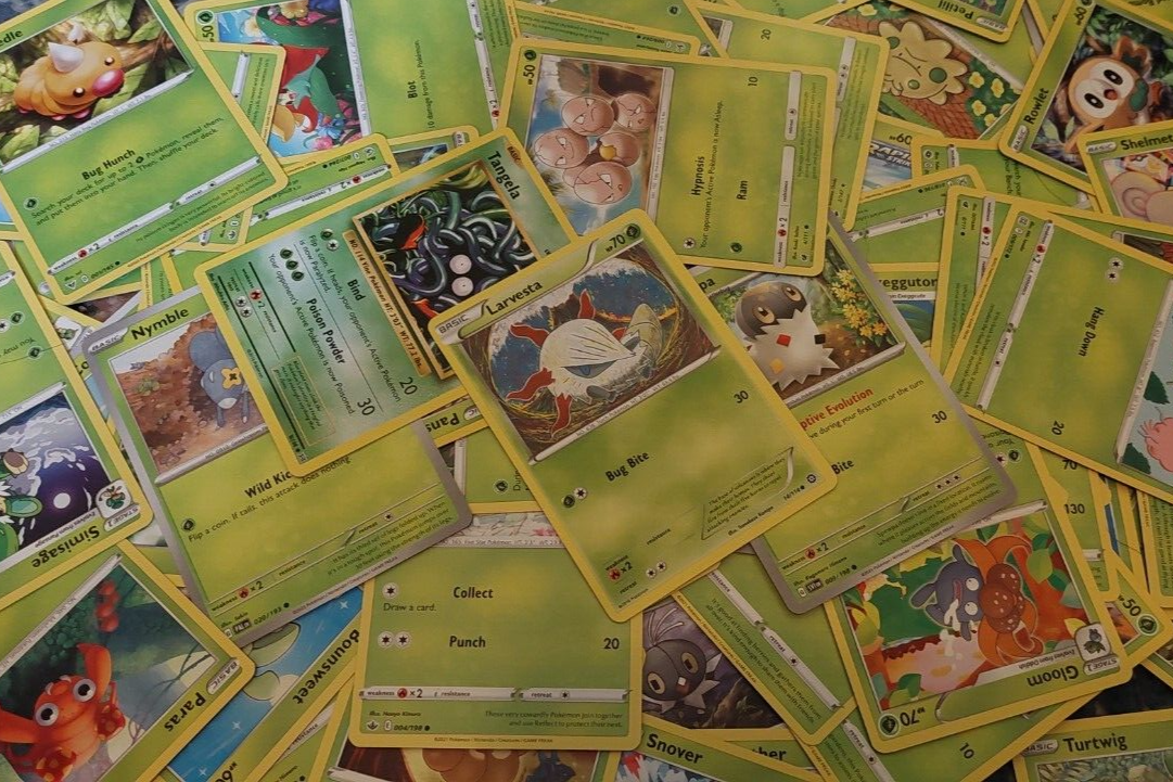 Pokemon TCG Bulk Lot - 100 Grass-Type Common/Uncommon Pokemon, no ...