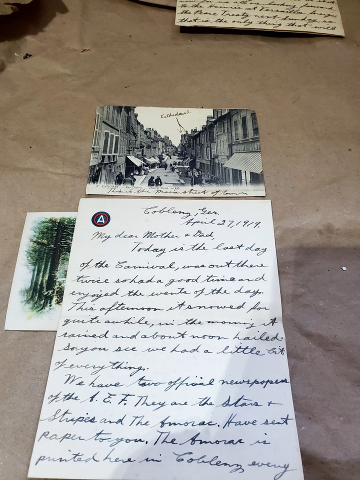 WW1 1918/1919 Original Rare Letters To Home From Soldier HUGE LOT | eBay