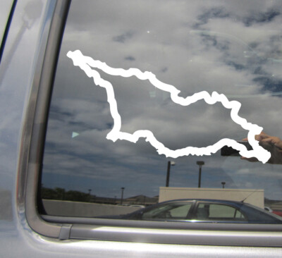 Georgia Country Outline Car Truck Bumper Window Vinyl Decal Sticker ...