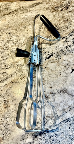 Vintage Ecko Hand Mixer Egg Beater All Molded Black Plastic Retro ...