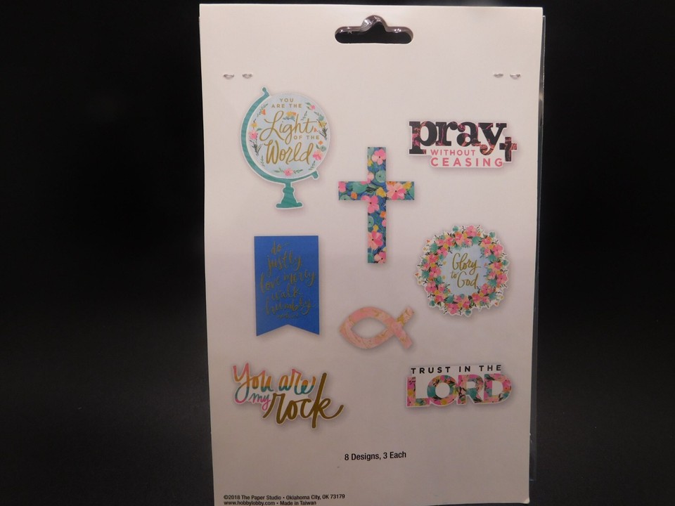 the paper studio Stickabilities die cut stickers Religious 8 designs ...
