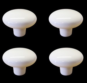 Pack of 10 x White Porcelain Ceramic Cabinet Cupboard Knobs 50mm | eBay