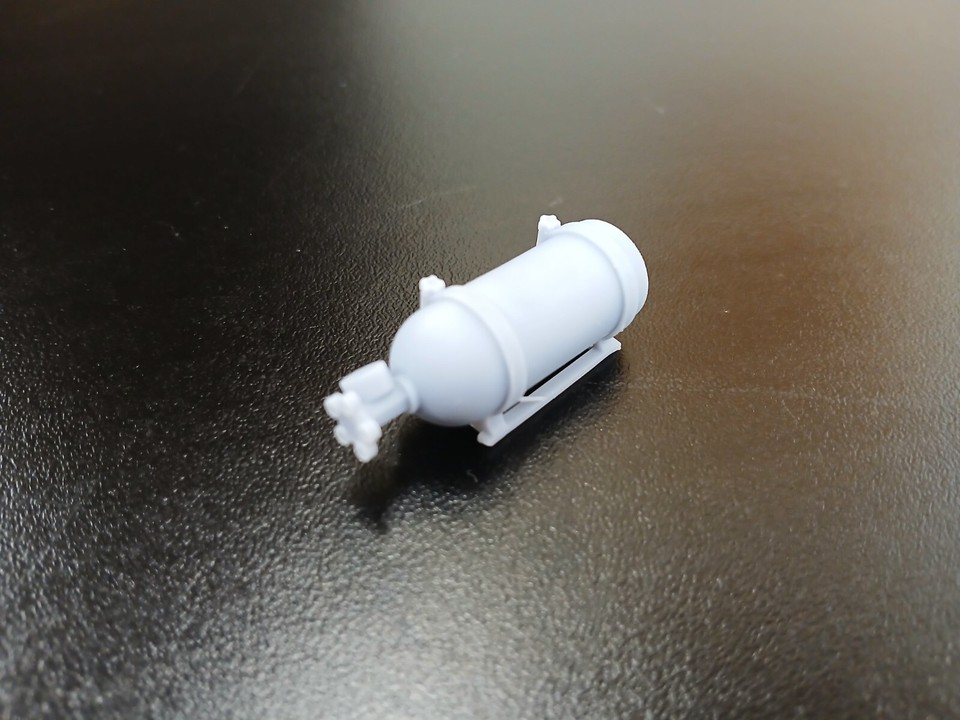 1/18 Scale 3D Resin Nitrous Bottle W/Bracket Custom Model | eBay
