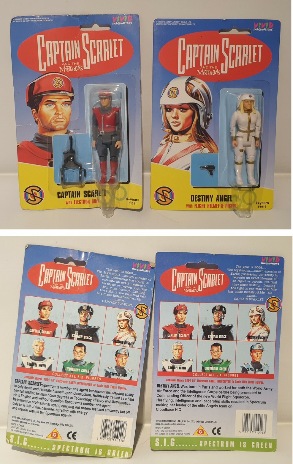 CAPTAIN SCARLET : VINTAGE & MODERN SPECTRUM SALOON CAR, CAPTAIN SCARLET ...
