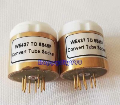 1PC DIY Adapter Socket Converter WE437A TO 6S45P for Vacuum tube AMP | eBay