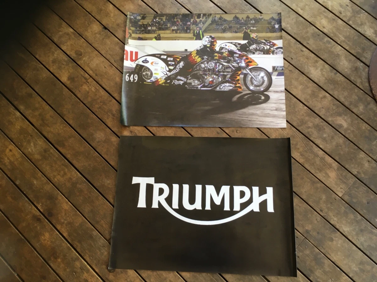 Triumph Motorcycle Posters And Signs