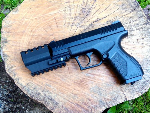 J.W. Frame Mounted Compensator with 7-Slots Rail for Combat Zone ...