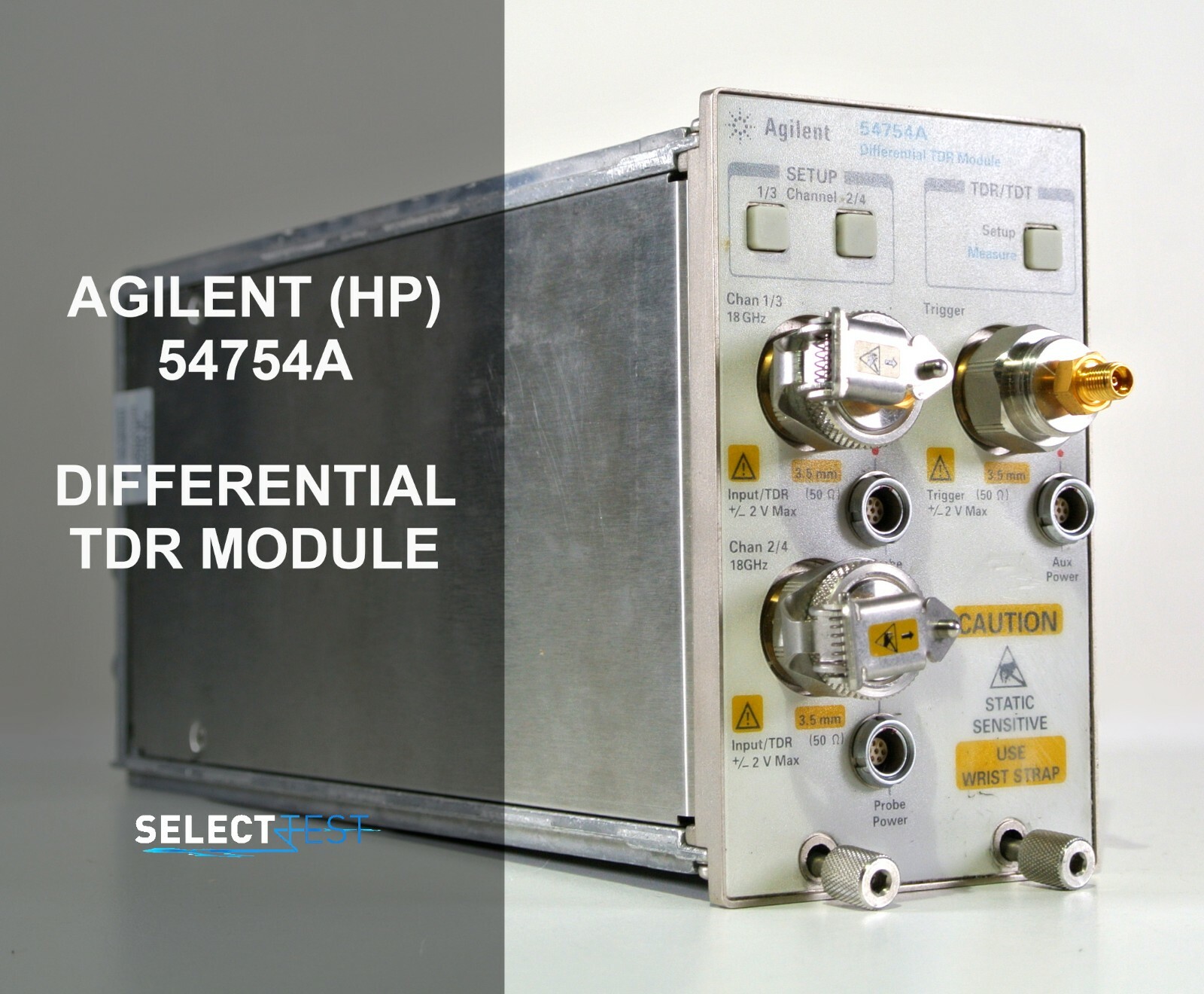 AGILENT (HP) 54754A DIFFERENTIAL & SINGLE ENDED TDR PLUG-IN MODULE (REF ...