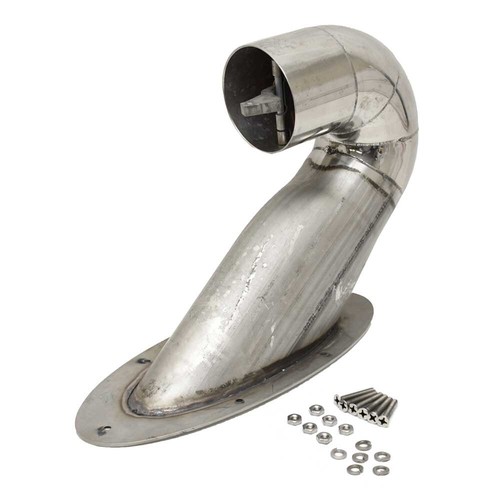 PowerQuest Boat Exhast Tip 11527P | 230 Corsa 4 Inch w/ Baffle (Port ...