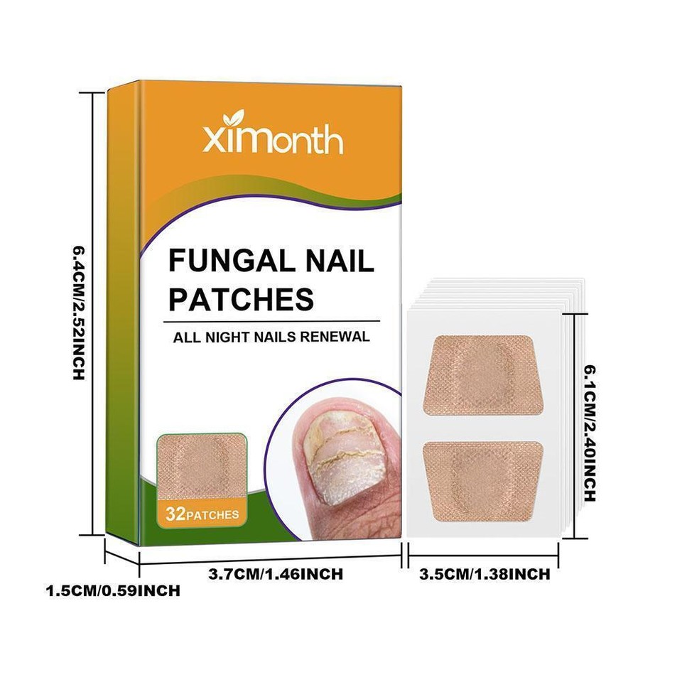 32Pcs Anti Fungal Nail Treatment Patches Toe Fungus Patches Nail Repair ...